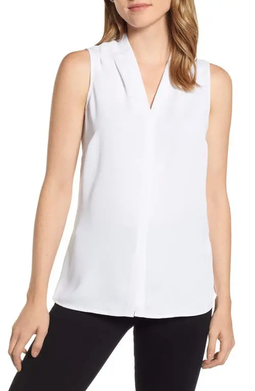 NIC+ZOE Day To Night Top - Paper White