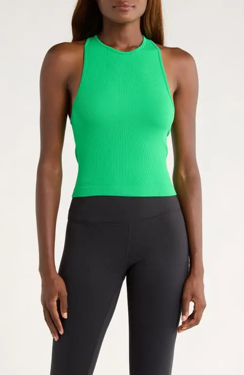 Free People Hayley Racerback Brami Crop Top - Jungle Glow