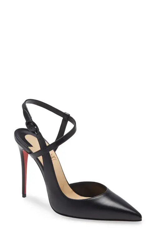 CHRISTIAN LOUBOUTIN Jenlove Ankle Strap Pumps - Bk01 Black