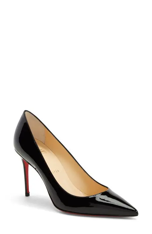 CHRISTIAN LOUBOUTIN Kate 85mm Pointed Toe Pump - Bk01 Black