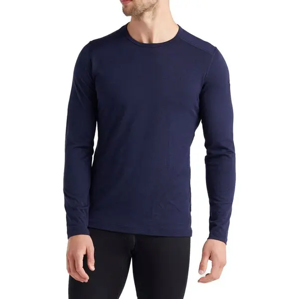 Icebreaker Oasis Long Sleeve T-shirt - Midnight Navy