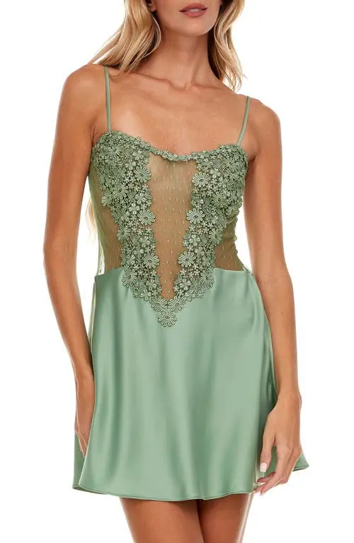 Flora Nikrooz Showstopper Chemise - Forest