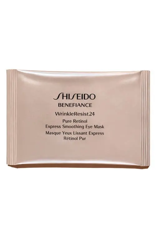 SHISEIDO Benefiance Wrinkleresist24 Pure Retinol Express Smoothing Eye Mask - No Color