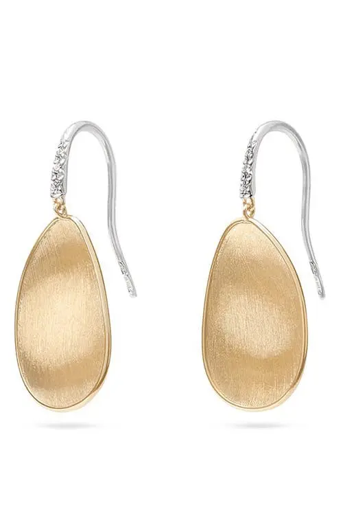 Marco Bicego Lunaria 18k And Diamond Drop Earrings - 18k Yellow Gold