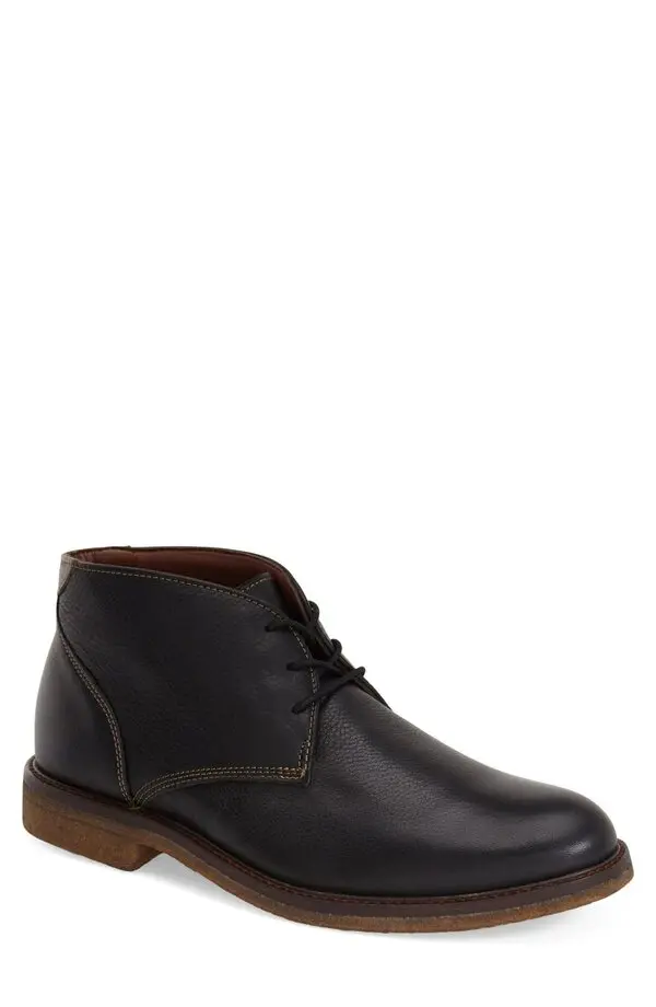 Johnston & Murphy Men’s Black Chukka Boots Classic Suede - Rubber Sole Men main image 4