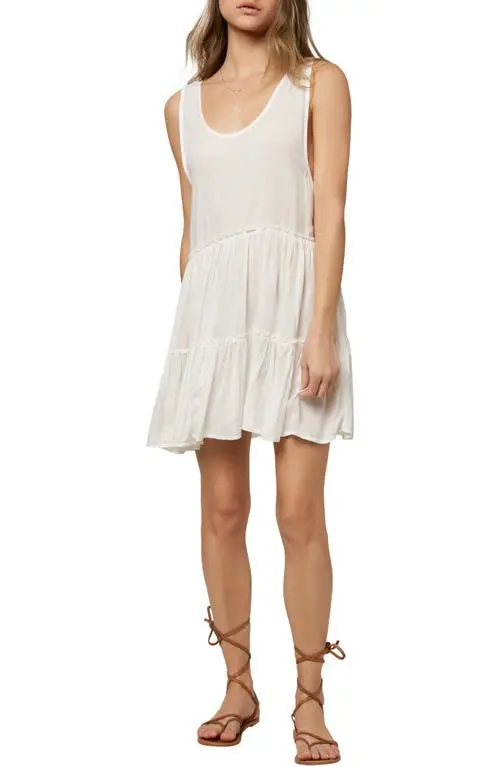 O'Neill Linnet Sleeveless Cover-up Minidress - Vanilla