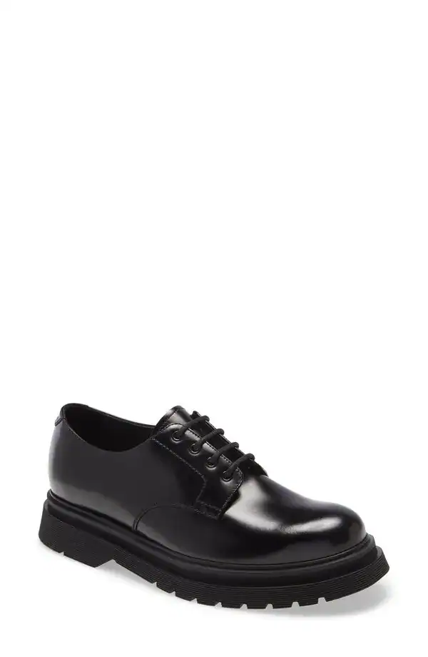 Prada Lug Sole Derby - Black | Editorialist display picture 1
