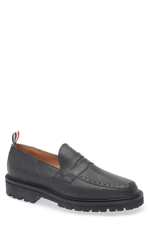 Thom Browne Penny Loafer - Black