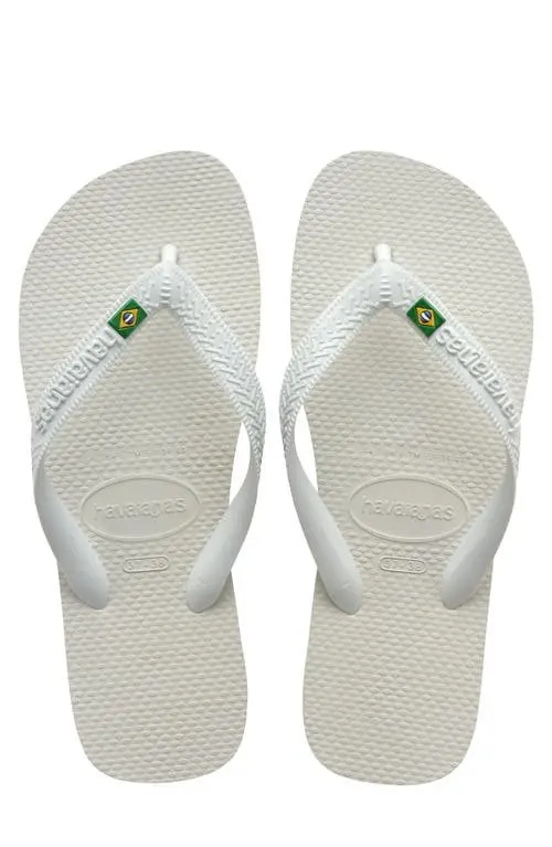 Havaianas Brazil Flip Flop - White