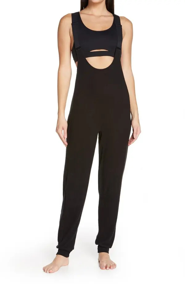 Alo Yoga Layback Romper In Black - 40% Off | Editorialist