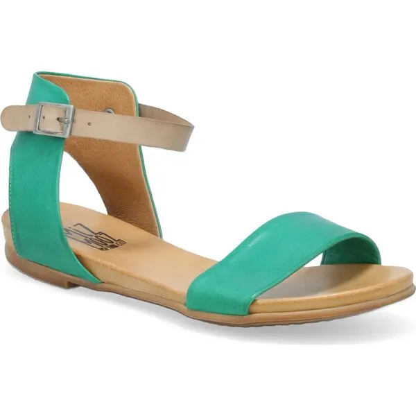 Miz Mooz Alanis Flat Sandal - Emerald