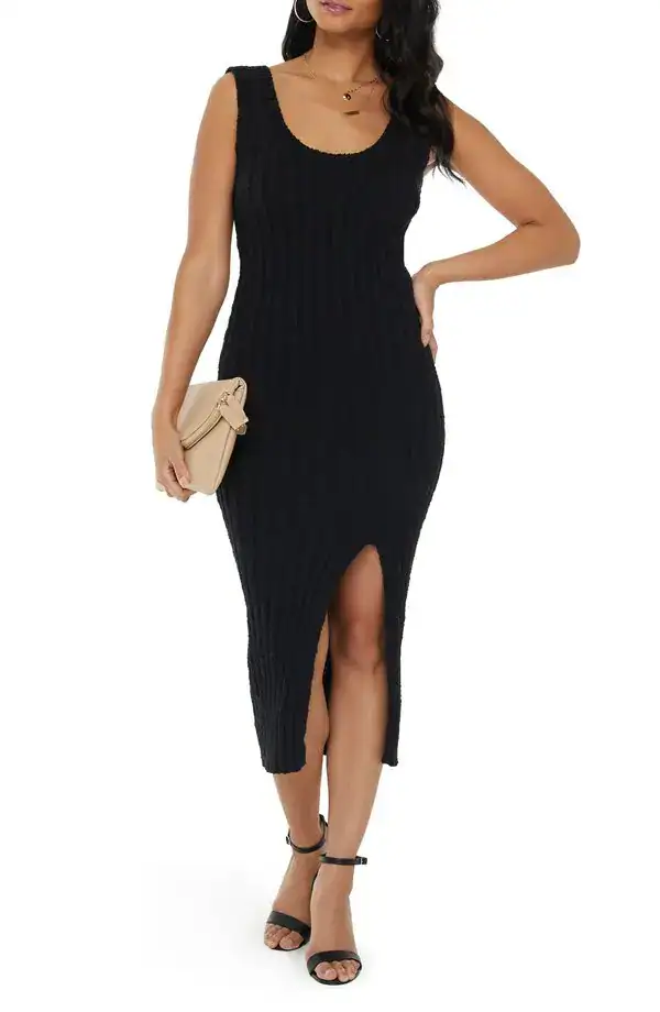 plus size birthday dresses Plus Size Pink Party One Shoulder Side Streamer Long Sleeve Sequin Mini Dress main image 1
