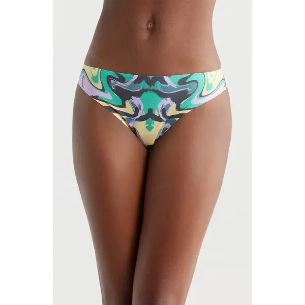 Chantelle Soft Stretch Thong - Chromatica Wave Print