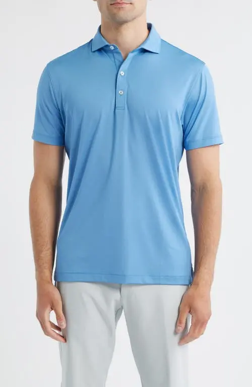 Johnnie-o Birdie Classic Fit Performance Polo - Tide