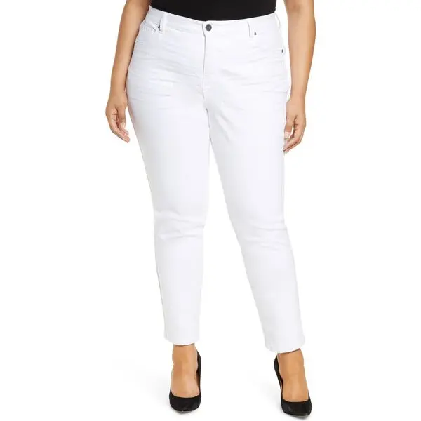 Kut From The Kloth Catherine Boyfriend Jeans - Optic White
