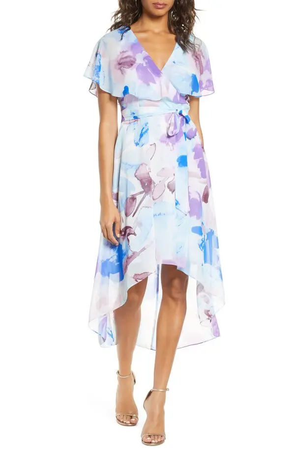 strapless open back dress Sweet Rainbow Mesh Dress SE22860