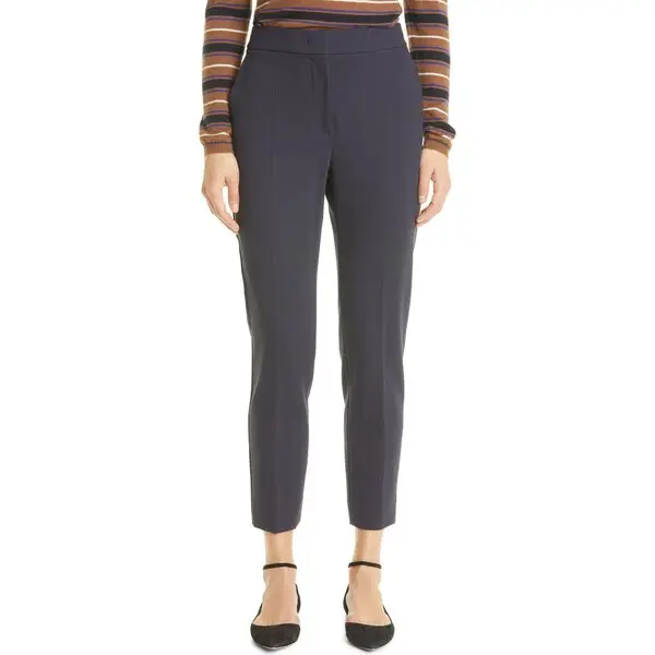 Max Mara Pegno Stretch Jersey Ankle Pants - Ultramarine