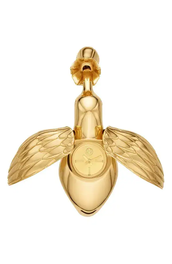 Tory Burch Hummingbird Gold Stainless Steel Bangle watch Tory Burch Miller Womens Gold Bangle Watch Set  main image 3
