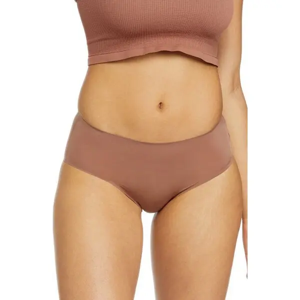 Uwila Warrior No Brainer 2-pack Seamless Full Briefs - Toffee