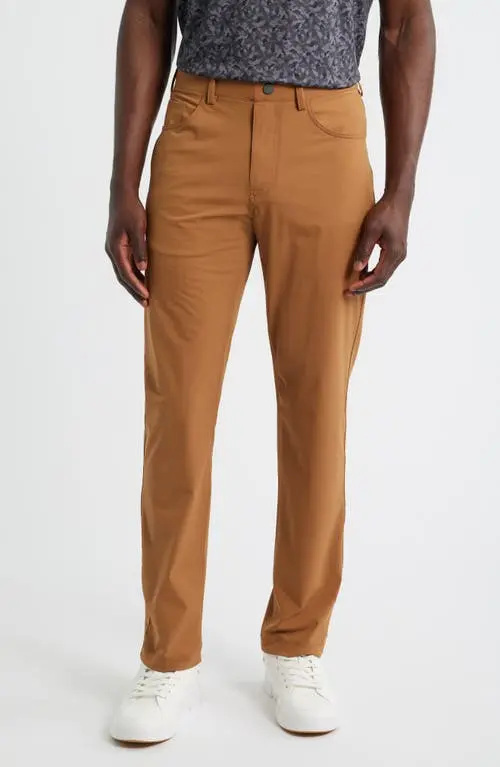 REDVANLY Kent Pull-on Golf Pants - Espresso