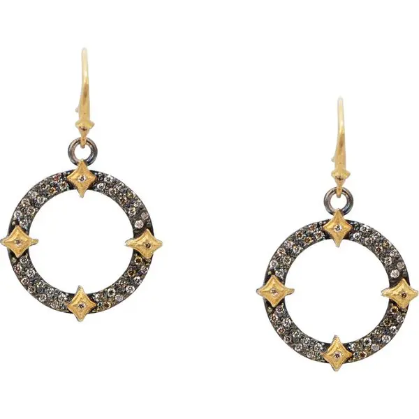 Armenta Drop Hoop Earrings