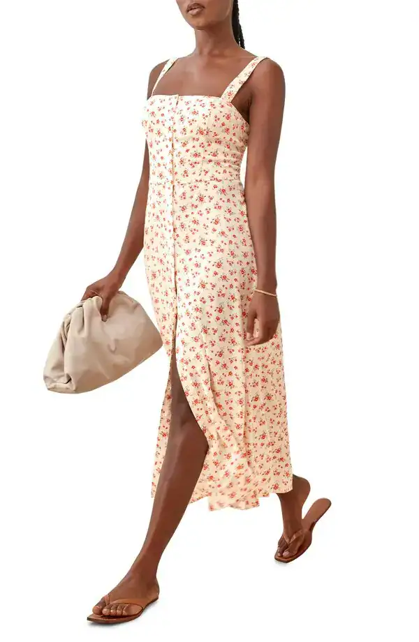 reformation colette linen dress Stunning Reformation Casette Linen Dress