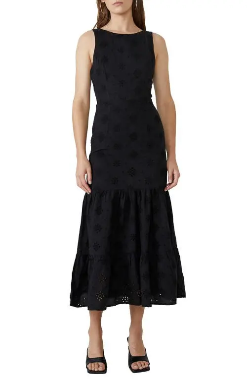 knee length dresses for ladies Hutch Bardot L/S Maxi Dress main image 1