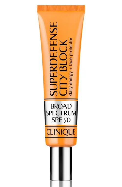 CLINIQUE Superdefense™ City Block Broad Spectrum Spf 50 Daily Energy + Face Protector - No Color