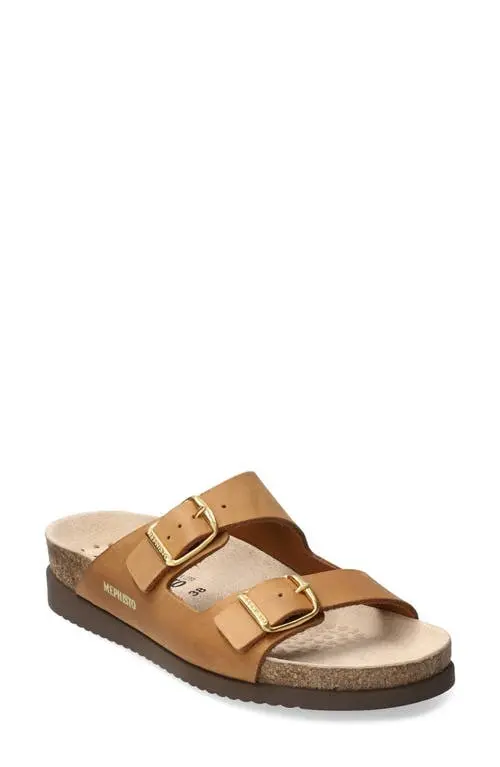 Mephisto Harmony Slide Sandal - Camel