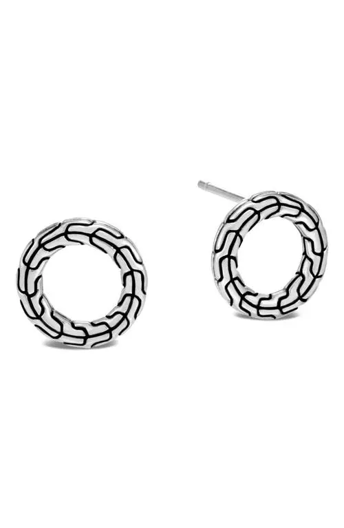 John Hardy Classic Chain Round Earrings
