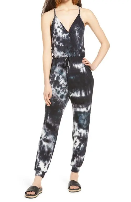 Fraiche By J Tie Dye Cami Jumpsuit