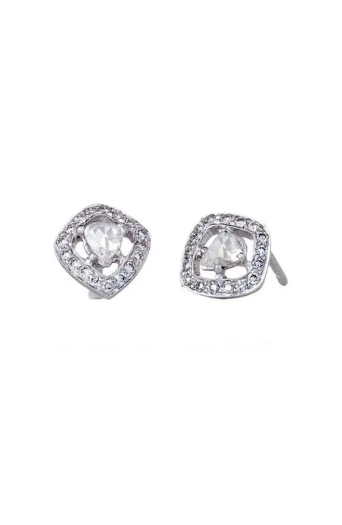 Sethi Couture Rose-cut Diamond Stud Earrings