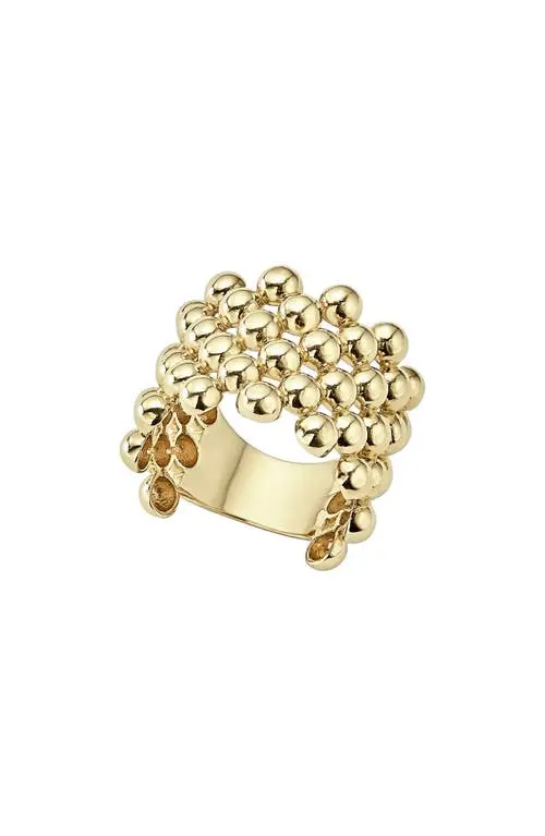 Lagos Caviar Wide Band Ring