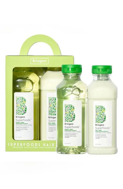 BRIOGEO Superfoods Replenishing Shampoo & Conditioner Set