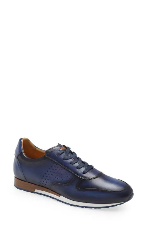 Mezlan Patina Low Top Sneaker In Blue 33% Off Editorialist