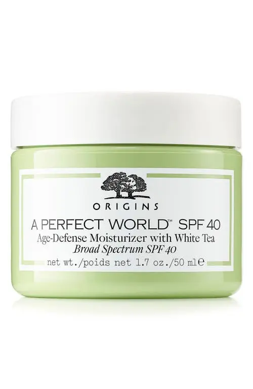 ORIGINS A Perfect World™ Spf 40 Age-defense Moisturizer With White Tea - No Color