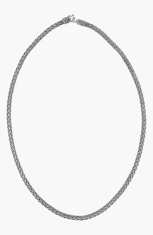 John Hardy Sterling 3.5mm Chain Necklace - Silver