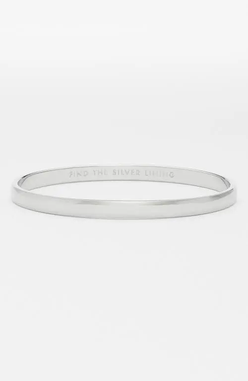 Kate Spade New York Idiomfind The Lining Bangle - Silver