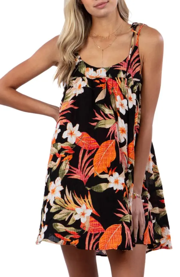 Rip Curl North Shore Cover-Up Dress - Black | Editorialist