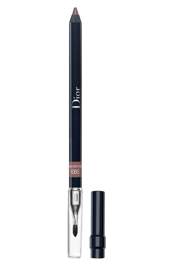 Dior Contour Lip Liner In 593 Brown Fig 15% Off Editorialist