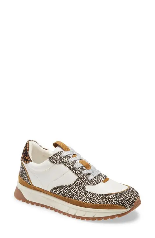 Madewell Kickoff Leather Sneakers - Olive Grove Multi