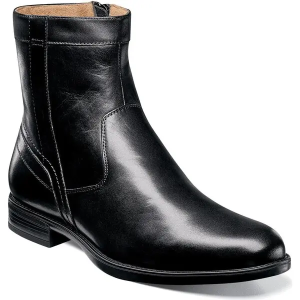 Florsheim Midtown Zip Boot - Black Leather