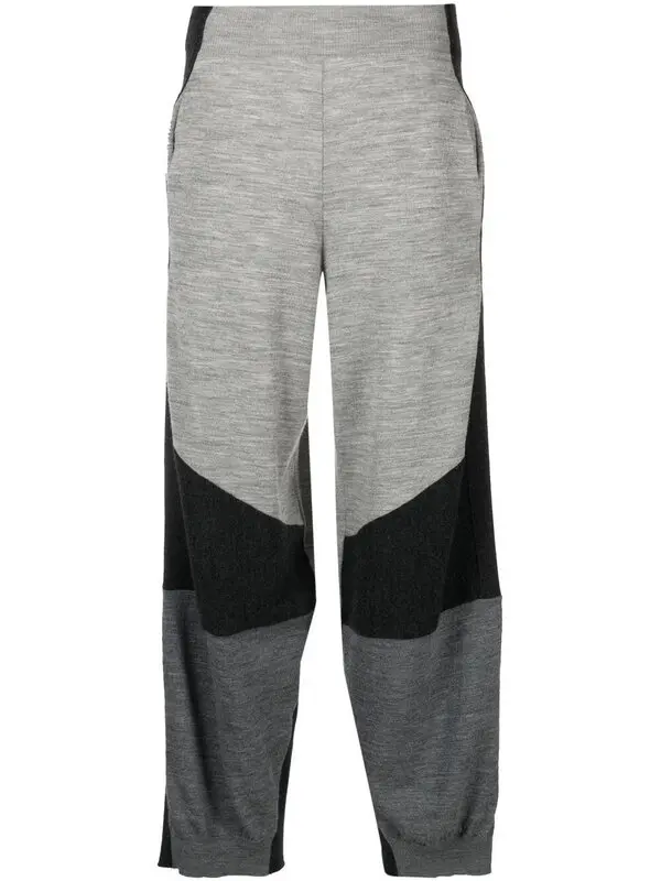 Stella McCartney Colour-block Knitted Trousers