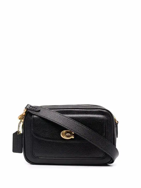 バッグ COACH Willow Camera Bag Shoulder Black Coach Willow Camera Shoulder Bag - Black | Editorialist