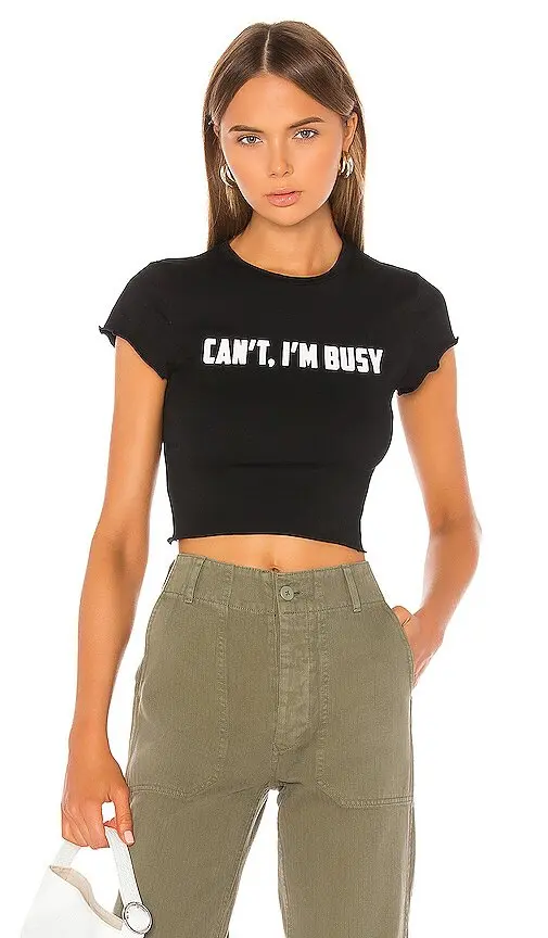Superdown Jen Lettuce Baby Tee