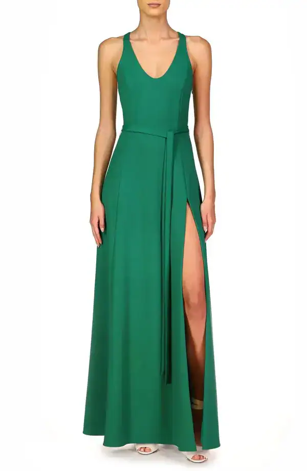 sachin and babi light blue dress Tom Ford Women's Racerback Cocktail Mini Dress | Black main image 1