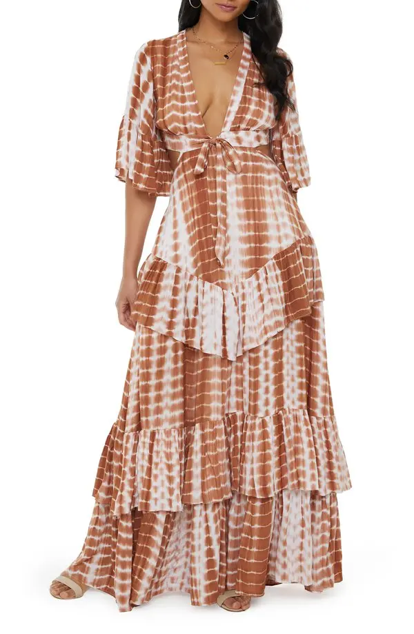 vici brown dress Mélanie Dress Light Grey / XS / Final Sale main image 1