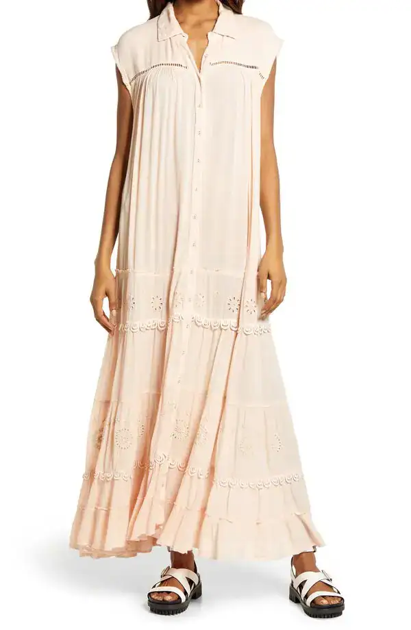 bridesmaid dress maxi Abbie Dress in Apricot - Bridesmaid Dress