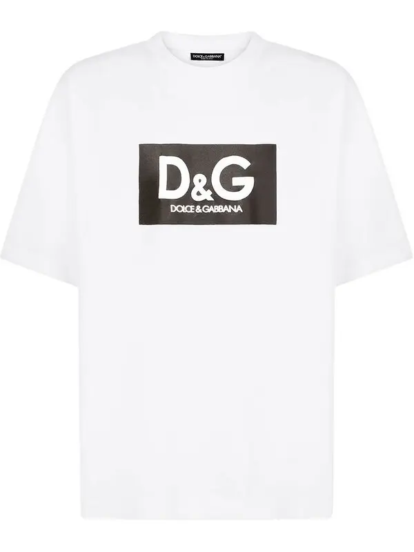 Dolce & Gabbana Logo-print Cotton T-shirt - White