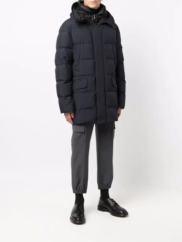 MOORER Padded Zip-up Coat